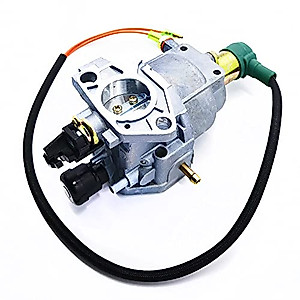 Carburetor Carb for Wen Power Pro 56551 56680 56682 5500 6800 7000E 9000E R390 389CC 390CC 13HP Generator with Fuel Shutoff Valve Line Gasket