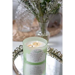 Earth Angel Natural Soy Candle Vanilla Fragrance 2-Wick 12 Ounce (Daughter)