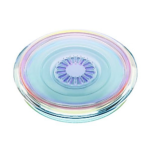 PopSockets PopGrip - Expanding Stand and Grip with Swappable Top - Clear Iridescent