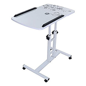 Household Computer Task Desk Office Table,Can Be Folded and Adjusted Angle,Adjustable Height,Removable,2 Separate Tabletop,Pen Holder(Ship from US!)