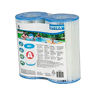 Intex Easy Set Swimming Pool Type A or C Filter Replacement Cartridges (2 Pack)
