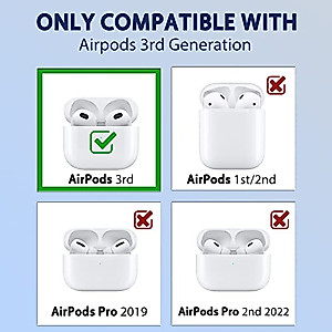 JoySolar for Airpods 3 Case Cute Cartoon Cool Unique Silicone Cases for Apple Airpod Air Pods 3rd Gen Cover Kawaii Fun Funy Fashion Design Soft IMD Shell for Girls Boys Girly (Friendly Gestures)