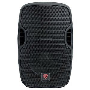 Rockville BPA10 10" Professional Powered Active 400w DJ PA Speaker w Bluetooth, Black