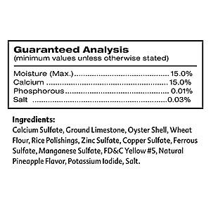 Wild Harvest Mineral Treat for All Birds 3.1 Ounces, Pineapple Flavor, Excellent Source of Calcium