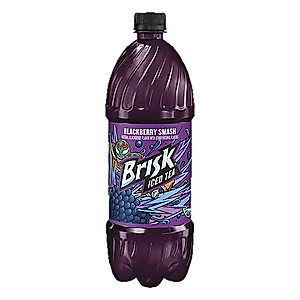 Brisk Icead Tea Blackberry Smash, 33.8 fl oz, 6 bottles