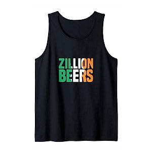 Barstool Sports Zillion Beers Saint Patrick's Day Tank Top
