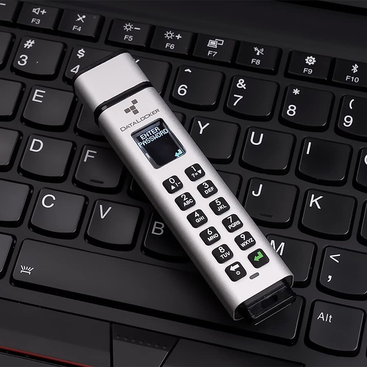 DataLocker Sentry K350 16GB Encrypted USB Flash Drive Keypad, Easy Screen Guided Setup AES 256, TAA Compliant Ruggedized Mil-Std 810-G, IP68 OS Independent, USB-A, FIPS 140-3 Level 3 Pending