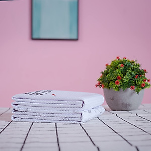 LXOMILL Funny Kitchen Towels for Men, Women, BBQ Grilling Cooking Dish Towels, Funny Birthday Gifts for Husband, Dad, Boyfriend, Friend, Hilarious Gag Gift for Chefs