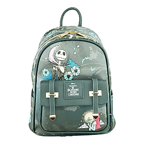 Wondapop Disney The Nightmare Before Christmas 11 Inch Vegan Leather Mini Backpack
