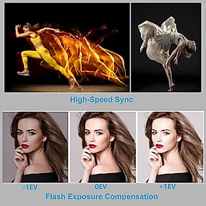 Godox V860II-S V860IIS Camera Flash Speedlite for Sony, 2.4G TTL Sony Flash Speedlight GN60 1/8000s HSS, Rechargable Li-ion Battery, 650 Full Power Flashes, Compatible for Sony DSLR Cameras