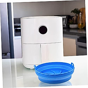 FELTECHELECTR Oven Liner Air Cooker Silicone Pan Broiling Pan for Oven Round Baking Pan Oven Accessories Air Fryer Silicone Air Fryer Basket Air Fryer Pan Air Fryer Mats Air The Ship