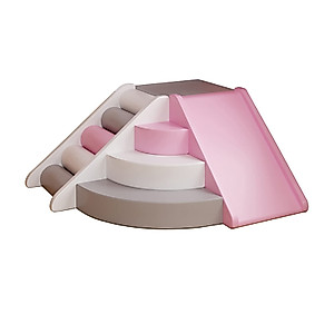 Climbing Blocks Kids Climbing and Crawling Colorful Soft Building Blocks Activity Playset, Indoor Climbing Training Equipment for Children, with Platform/Slide/ramp (Color : Color 1)