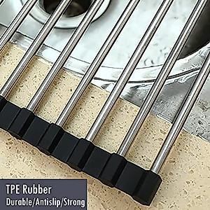 Frontier Stainless Steel Over The Sink Roll Up Dish Drying Rack