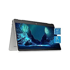 HP Chromebook x360 14 Laptop, Intel Celeron Processor, 4 GB RAM, 32 GB eMMC, 14” HD (1366 x 768), Chrome OS, Webcam & Dual Mics, Work, Streaming, School, Long Battery Life (14a-ca0050nr, 2021)