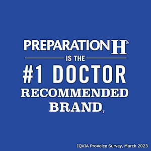 Preparation H Hemorrhoid Symptom Treatment Cream (0.9 Ounce Tube), Maximum Strength Multi-Symptom Pain Relief with Aloe
