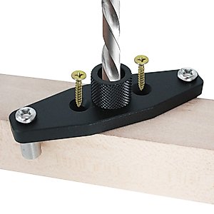 YZZHAJ Dowel jig Kit Floating Shelf Bracket Drill Guide Woodworking for Straight Hole 1/2 Inch Drill Bit Self Centering Doweling Drill Jig for Invisible Shelf Brackets Hardware