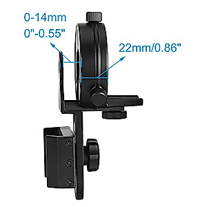 Celticbird Newest Smartphone Scope Adapter- Phone Mount Working with Spotting Scopes& Binoculars& Monocular& Telescope& Microscope