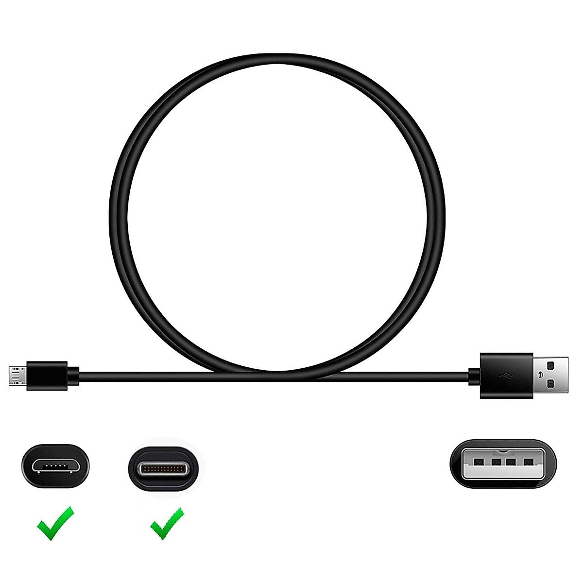 UPBRIGHT USB-C + Micro USB 5V Charging Cord Compatible with Resound Model SAS-3 C-3 SAS3 C3 Unite TV Streamer 2 2ND Generation GN Hearing A/S X26SAS-3 694IC-SAS3 Lautrupbjerg 7 DK-2750 Ballerup 5VDC