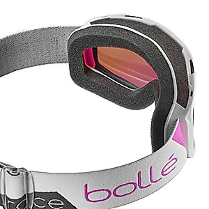 Bolle Rocket White Race Matte/Rosy Bronze Cat.3 | Small - Snow Goggles Unisex-Junior