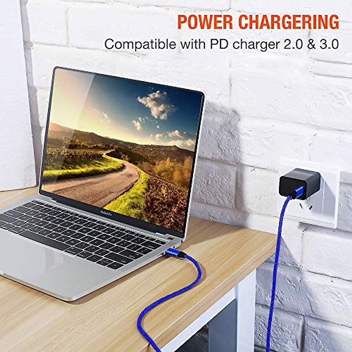 USB C to USB C Charger Cable Cord for Samsung Galaxy S22 S23 S21 S20 Plus Ultra FE 5G,Note 10 10+ 5G/20,Note20 A71 A52 A53,Z Flip 3 4,Fold 3 4,Pixel 6 Pro 5A 5,60W PD Fast Charge Charging Wire 6FT+6FT