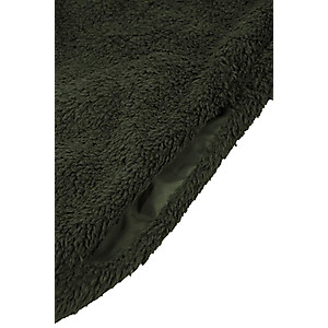 COCOLEGGINGS Women's 2023 Fashion Fuzzy Warm Casual Loose Hooded Sweatshirt Hoodies with Pockets Outerwear Army Green XL