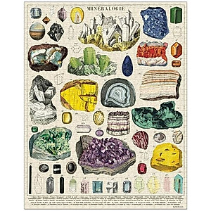 Cavallini Papers & Co. Minerologie 1,000 Piece Puzzle, Multi