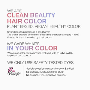 Celeb Luxury Intense Color Depositing Colorconditioner Conditioner + BondFix Bond Rebuilder, Vegan, Sustainably Sourced Plant-Based, Semi-Permanent, Viral and Gem Lites Colorconditioners