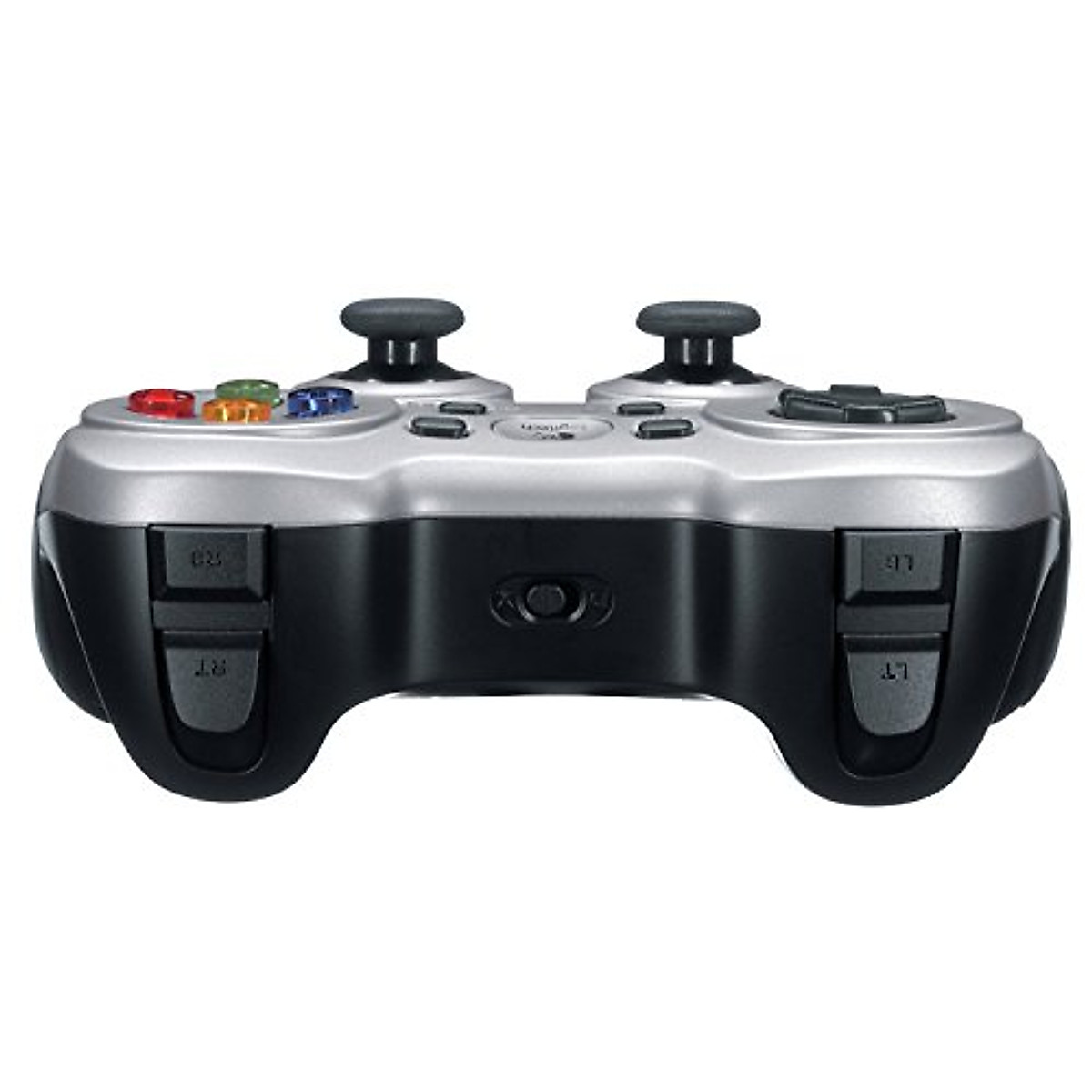 Logitech G F710 Wireless Gamepad, 2.4 GHz Wireless with USB Nano-Receiver, Controller Dual Vibration Feedback, 4 Switch D-Pad, PC - Grey/Black