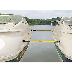 Rite-Hite Boat Tie Up - 2 Pack in White or Yellow, Tie Up Without Having to Get Out of The Boat (White, 15)