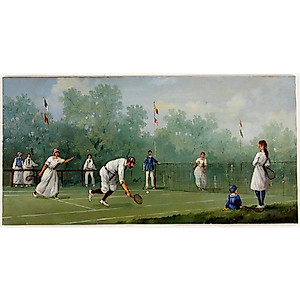 Edwardian Tennis Match