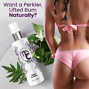 Major Curves Bum Cream - Get that Brazilian BumBum Booty Fast, Helps Lift, Tone, Tighten and Reduce Appearance of Cellulite - 2 Month Supply, Huge 6oz Bottle
