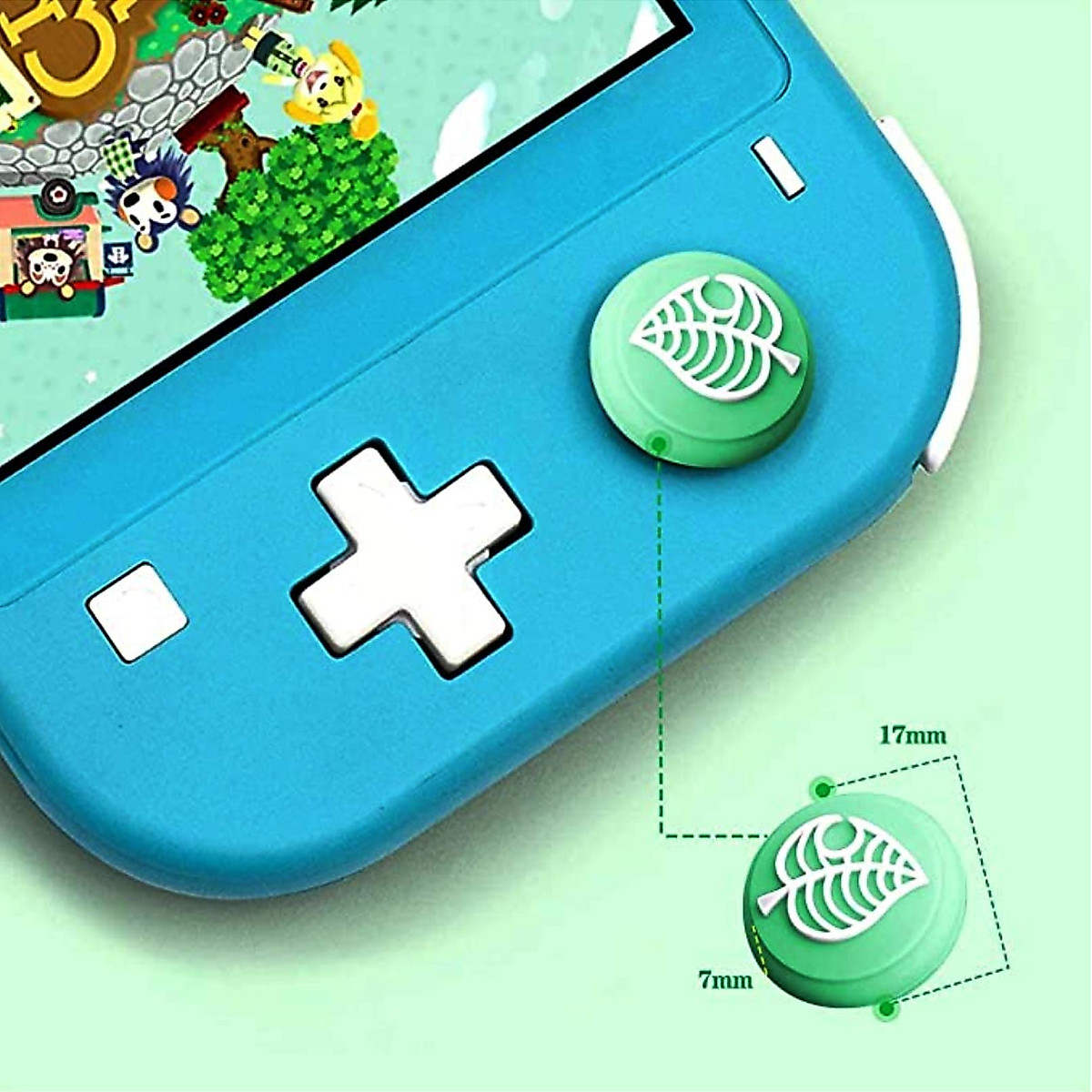 Carry Case for Nintendo Switch, Shockproof Hard Shell Protective Cover Portable Travel Bag, New Leaf Crossing Carrying Case for Nintendo Switch with 10 Game Card Slots and Inner Pocket