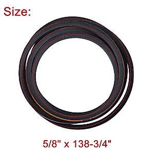 Wadoy 532197242 Mower Deck Belt 48 Inch Replacement Compatible with Husqvarna Poulan Craftsman Replace 197242