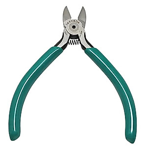 iexcell 4.5" Side Cutter Diagonal Wire Cutting Pliers Nippers Repair Tool, Green, Chrome-Vanadium Steel
