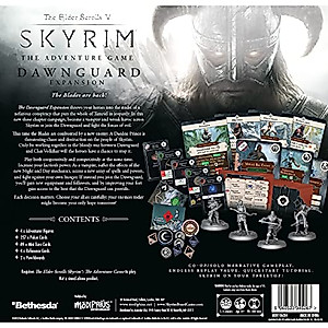 The Elder Scrolls V: Skyrim – The Adventure Game Dawnguard Expansion | Strategy Board Game for Adults | Ages 14+ | 1-4 Players | Avg. Playtime 60-120 Minutes | Made by Modiphius Entertainment