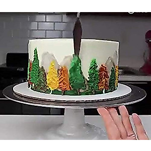 Cake Cream Spatula 5 Pieces/Set Stainless Steel Frosting Spatula Baking Pastry Tool Mixing Scraper Set Cake Icing Oil Painting Decorating Scraper Cream Toner Tool