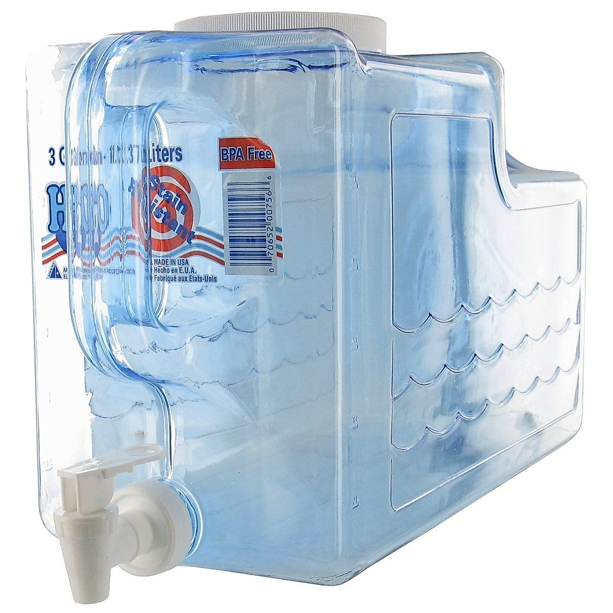 Arrow Home Products 3 Gallon Drink Dispenser for Fridge - Plastic Beverage Dispenser with Spigot for Easy Dispensing - BPA Free Plastic - Convenient Handle, Easy-Pour Spout