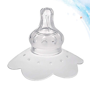 EXCEART 1 Pair Breastfeeding Nipple Shield Nipple Protector for Breastfeed with Latch Difficulties Or Flat Or Inverted Nipples