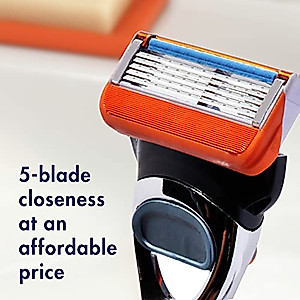 Gillette Fusion5 Mens Razor Blade Refills, 8 Count, Lubrastrip for a More Comfortable Shave