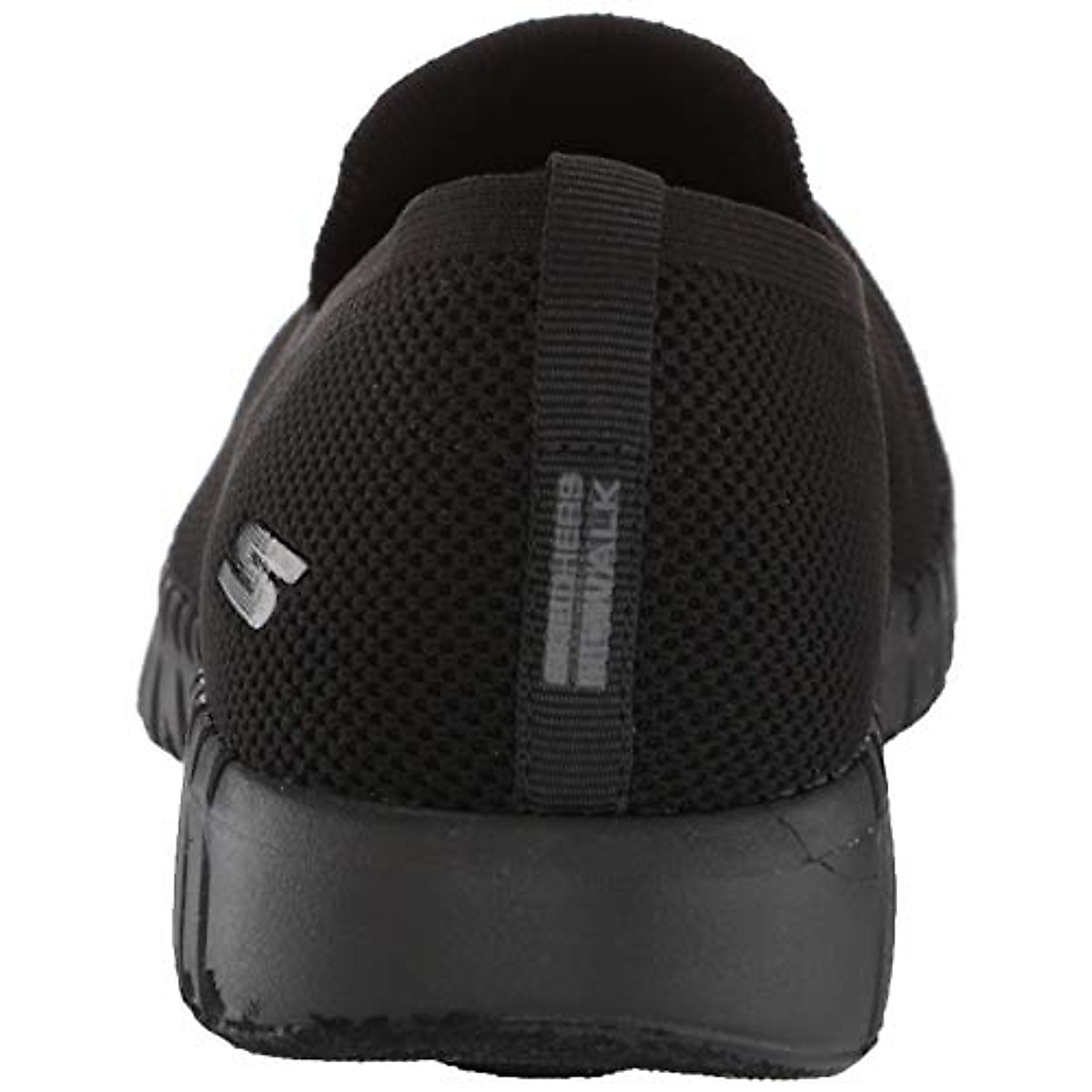 Skechers Women's GO Walk Smart-Believe Sneaker, Black, 9