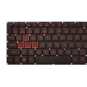 SUNMALL Replacement Keyboard with Backlit Compatible with Acer AN515-31 AN515-41 AN515-42 AN515-51 AN515-52 AN515-53 N17C1 Black US Layout