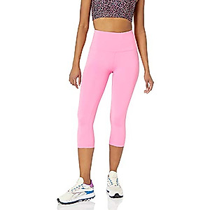 Amazon Essentials Women's Active Sculpt High Rise Capri Legging (Available in Plus Size), Bright Pink, X-Small