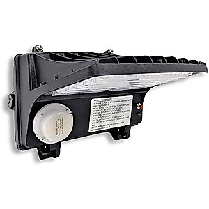 E2 Lighting-LED Full Cut-Off Wall pack-60W with 2-in-1 Motion Sensor and Daylight Harvest, 90 Minutes Emergency Battery Backup, Wall Mount, dimmable, ROHS - UL, and DLC Certified