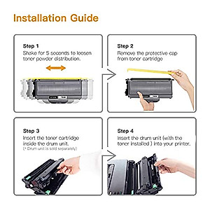 E-Z Ink(TM) Compatible Toner Cartridge Replacement for Brother TN330 TN360 TN-330 TN-360 High Yield Compatible with DCP-7040 DCP-7030 MFC-7840W HL-2140 MFC-7340 MFC-7440N HL-2170W HL-2150N (4 Black)