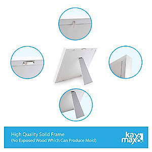 Sale - Baby Handprint & Footprint Kit by Kay&Max - Premium No Mold and Non Toxic Clay - Keepsake Wood Picture Frame Box