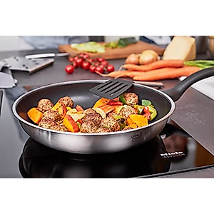 Rösle Basics Line Slotted Turner Spatula with 13.5 in. Stainless Steel Handle