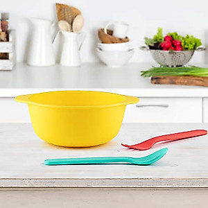 GET FRESH PLA Kids Spoons and Forks Set – 8-Pack Melamine Free PLA Utensils for Kids Toddlers – Reusable Microwave Safe Childrens Cutlery Set – Biodegradable PLA Kids Dinnerware Spoons and Forks