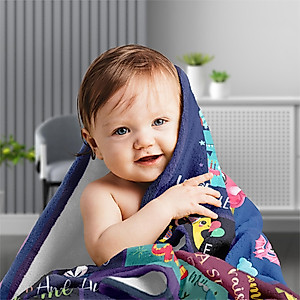 Puzopal 1 Year Old Girl Gifts, One Year Old Girl Boy Birthday Gifts, 1st Birthday Girl Gifts Blanket 40"X50", 1 Year Old Girl Boy Birthday Gift, First Birthday Gifts for 1 Year Old Girls Boys