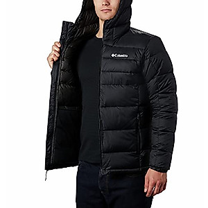 Columbia Men's Buck Butte Insulated Hooded Jacket, Black, X-Large