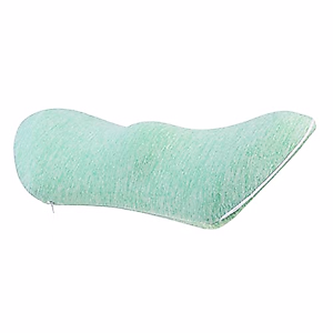 Hemoton 1Pc Lumbar Pillow Waist Pads Pillow for Home Pillow for Waist Orthopedic Pillow Tournure Support Cushion Memory Pillow Waist Support Cushion Tournure Pillow to Sleep Apple Green